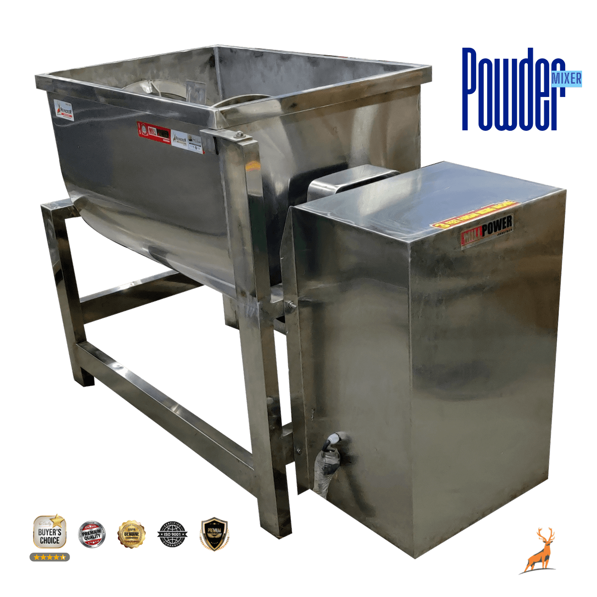 Dry Powder Blender Machine | Ribbon Mixer 150 Ltr – Reindeer Machinery