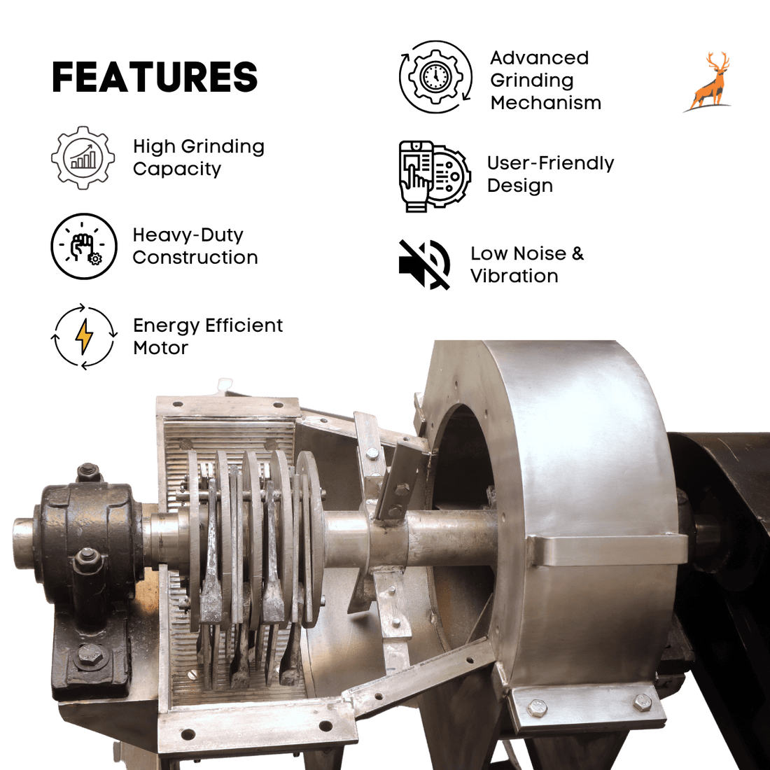 Turmeric Grinding (haldi pisai) machine – Reindeer Machinery
