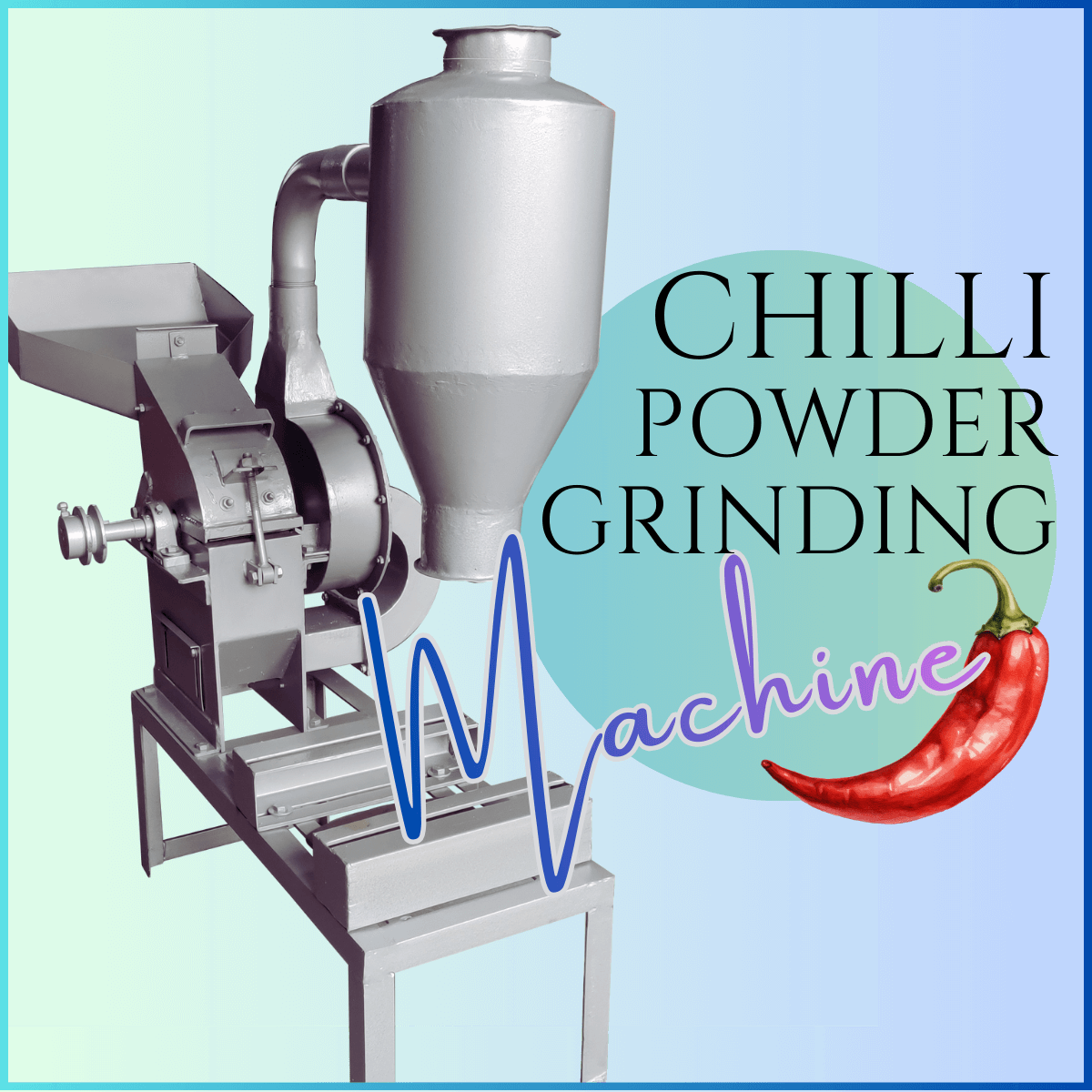 Mirchi Masala Grinder Machine | 2, 3 & 5 Hp Options – Reindeer Machinery